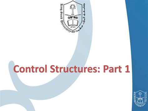 Ppt Control Structures Part 1 Powerpoint Presentation Free Download