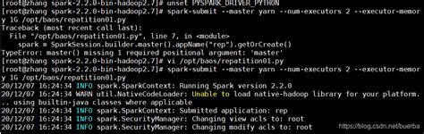 Pyspark：使用spark Submit运行文件时执行jupyter命令时出错spark Submit No Such File Or Directory Csdn博客