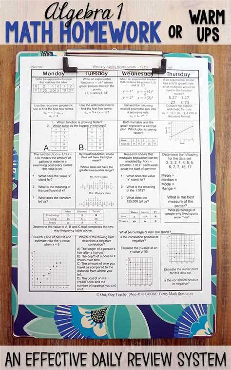 Big Ideas Math Algebra 1 Answer Key Sara Battles Math Worksheets
