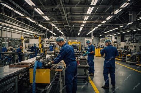 Premium Photo A Lean Manufacturing Workshop Implementing Continuous Improvement Principles And