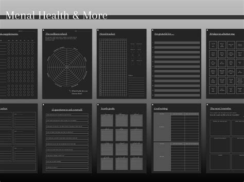 Dark Mode Digital Planner Dark Mode Digital Budget Planner 2024 Digital Planner Dark Mode