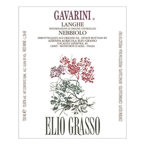 Elio Grasso Affordable Drinkers Asset Wines