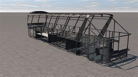 Bus Skeleton 3d Model 55 C4d Obj Unknown Max Fbx Free3d