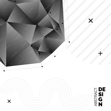 Premium Vector Abstract Triangle Background 3d Triangles Modern