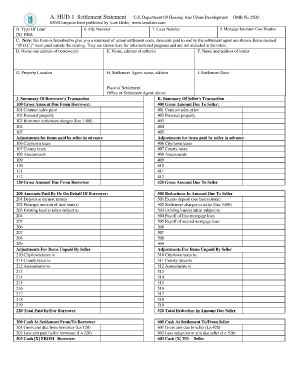 Hud Statement Fill And Sign Printable Template Online
