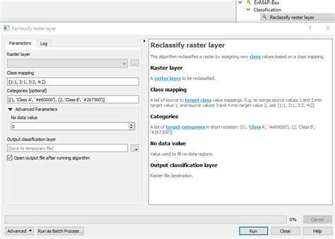 Reimplement Reclassify App And Algorithm · Issue 15 · Enmap Boxenmap
