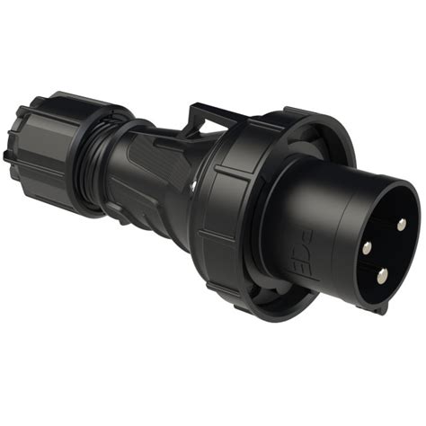 PCE Midnight Series Black Trailing Commando Plug A P E V IP Xs