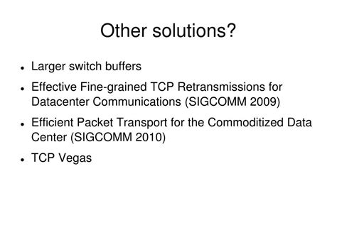 Ppt Ictcp Incast Congestion Control For Tcp In Data Center Networks