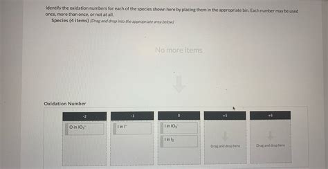 Answered Identify The Oxidation Numbers For Each Bartleby