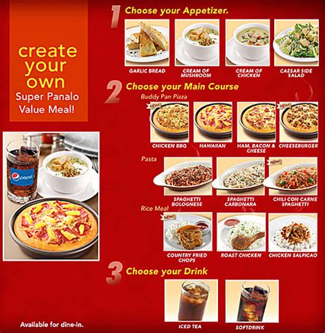Pizza Hut Pasta Menu