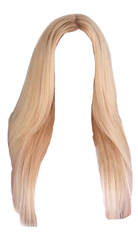 Blonde Hair Radiant Highlights Pale Shades Golden Locks Bright Mane Png