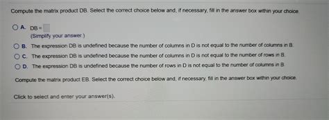 Solved 3 0 2 7 5 2 23 3 4 5 Compute Each Matrix Sum Or