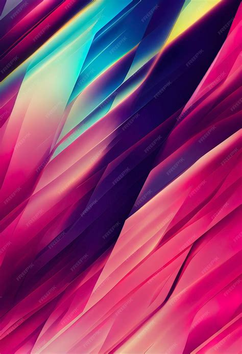 Premium Photo Pink Purple And Blue Abstract Wallpaper Liquid Lines Vibrant Colors Smooth