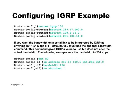 Ppt Year 2 Chapter 5 Cisco 3 Module 5 Routing Protocols Igrp