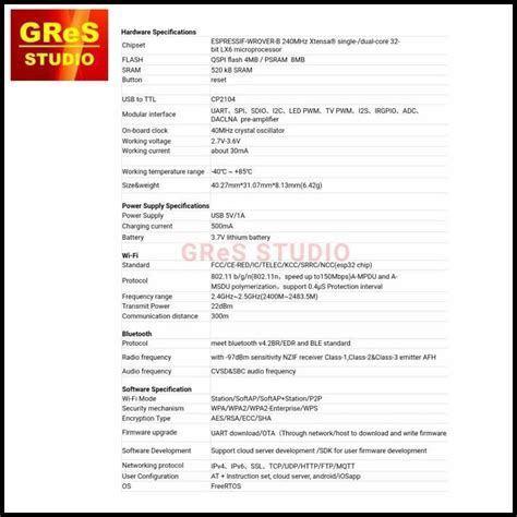 Jual Diskon Ttgo T7 V15 Mini32 Esp32 Esp32 Wrover B Psram Wifi