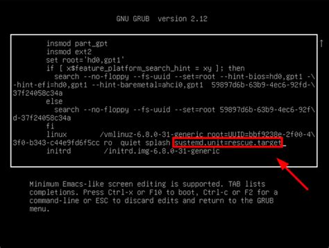 How To Boot Ubuntu 2404 Into Rescue Mode