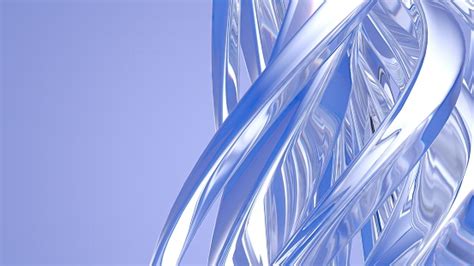 투명 유리 곡선 물결 모양 트위스트 굴절 및 반사 무성한 유기 우아한 현대 3d 렌더링 추상 배경 곡선에 대한 스톡 사진 및 기타 이미지 Istock