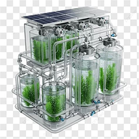 Advanced Algae Bioreactor System With Solar Power Integration For