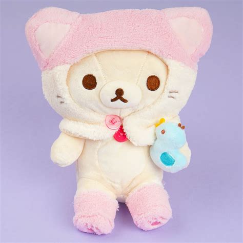 Rilakkuma Neko Neko No Yu Plushie Korilakkuma Medium Blippo