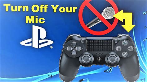 How To Turn Off Ps4 Controller Mic Youtube