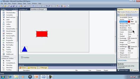 Visual Basic Express 2010 Tutorial 35 Firing The Shot Ezinvaders Part 4 Game Youtube