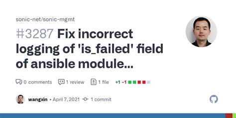 Fix Incorrect Logging Of Is Failed Field Of Ansible Module Execution Result By Wangxin Pull