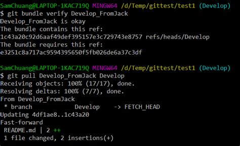 離線同步 Git 版控記錄實踐git format patch 和 git bundle 的差異 金魚腦的海馬迴