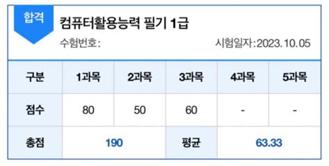 컴활 1급 실기 합격 후기 비전공 노베이스 1트 2024년 개정 내용 반영 모직모