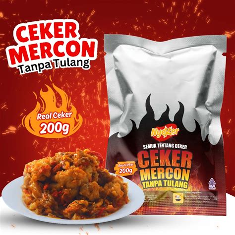 Jual Ceker Mercon Tanpa Tulang Oseng Ceker Mercon Oseng Mercon Ceker
