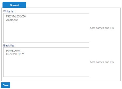 Firewall LogicalDOC Documentation
