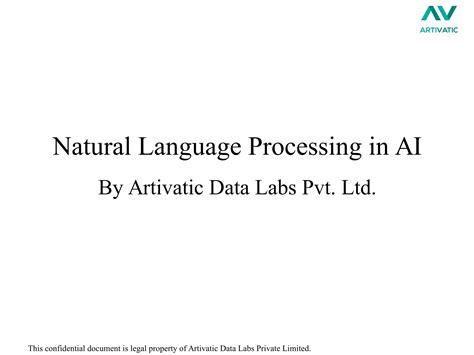 Natural Language Processing In Artificial Intelligence Codeup PayU PPT