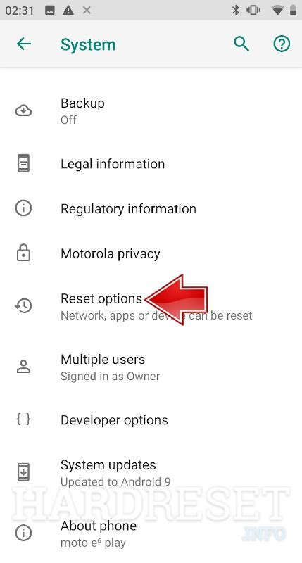 Reset Network Settings MOTOROLA Moto E6s 2020 How To HardReset Info