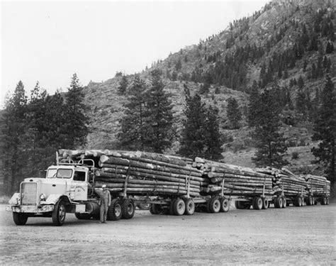 Logging Hauling Trucks Forest History Society