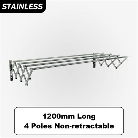 Sampayan Ng Damit Bakal With Hook Outdoor Foldable Stainless Steel Indoor 3poles 4 Poles Space