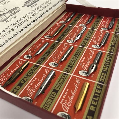 12 Esterbrook Pen Nibs From Assortment 7 New Vintage Radio Bank Falcon Box Not Included Etsy