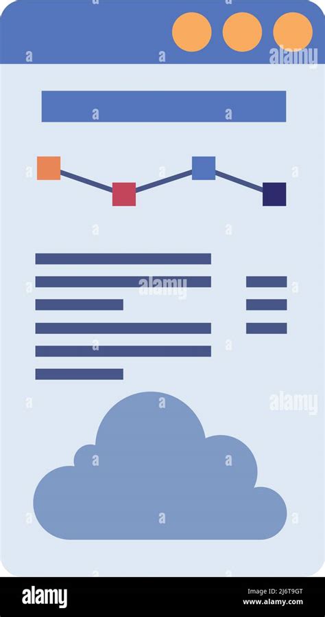 Statistics In Website Template Stock Vector Image Art Alamy