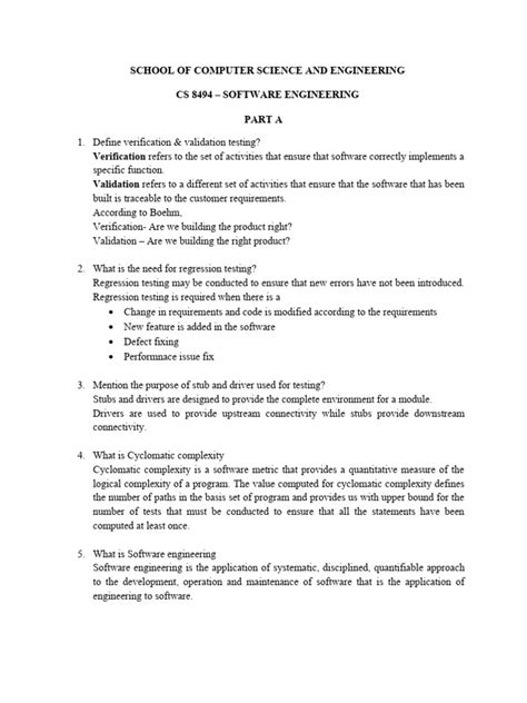 2 Marks Model Exam Pdf Software Programming