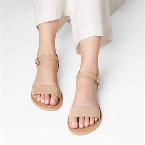 Womens Cute Open Toes One Band Ankle Strap Flexible Summer Flat Sandals Shein Usa