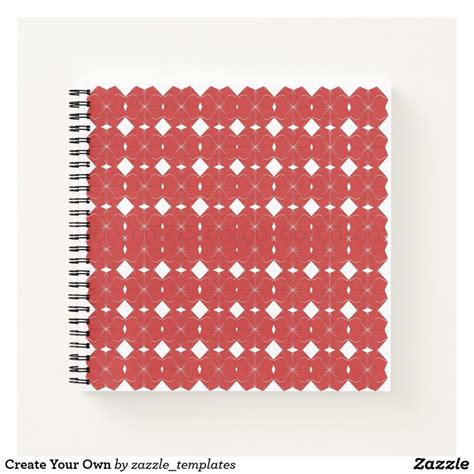 Create Your Own Spiral Notebook Zazzle Spiral Notebook Notebook Create Your Own