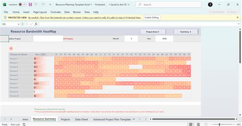 Free Resource Allocation Templates In Excel Clickup