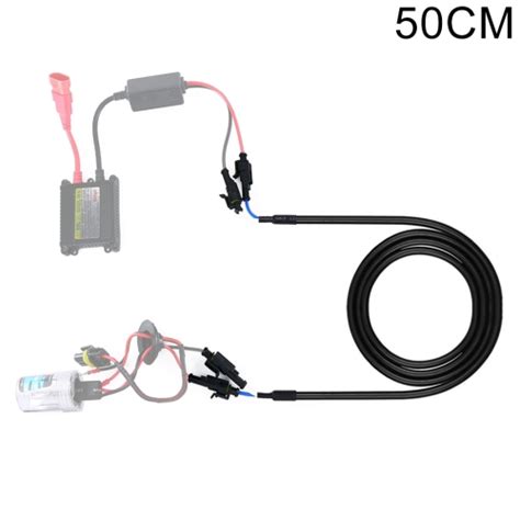 50cm 자동차 Hid 크세논 밸러스트 고전압 연장 케이블 하네스