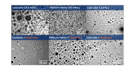 Effects Of Crude Oil Properties And Dispersant On The Microstructure