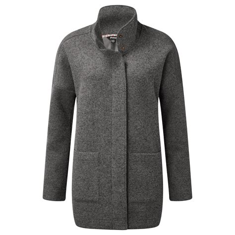 Womens Lhamu Coat Grey Sherpa Adventure Gear