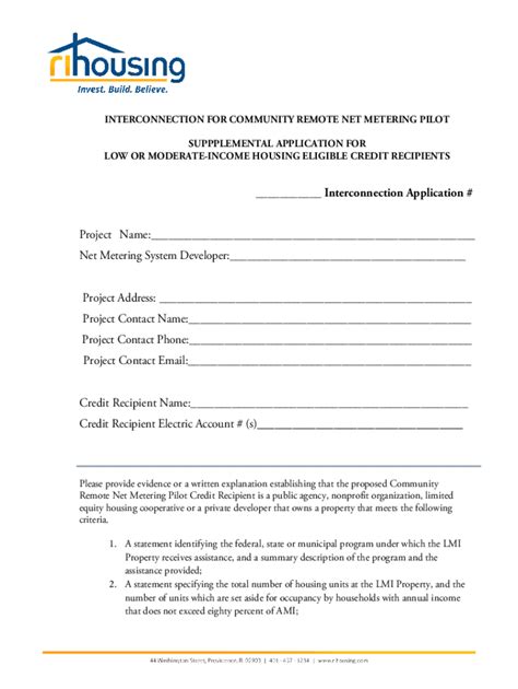 Fillable Online Fillable Interconnection For Community Remote Net Fax Email Print Pdffiller