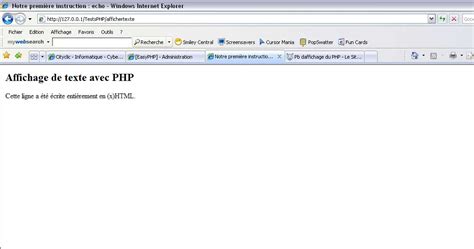 Résolu Pb Daffichage Du Php Par Dinou10 Page 1 Openclassrooms
