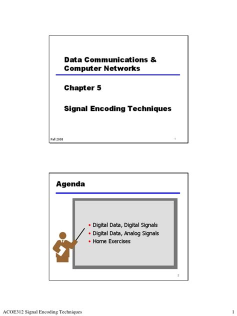 Data Communications And Computer Networks Digital Data Digital Signals