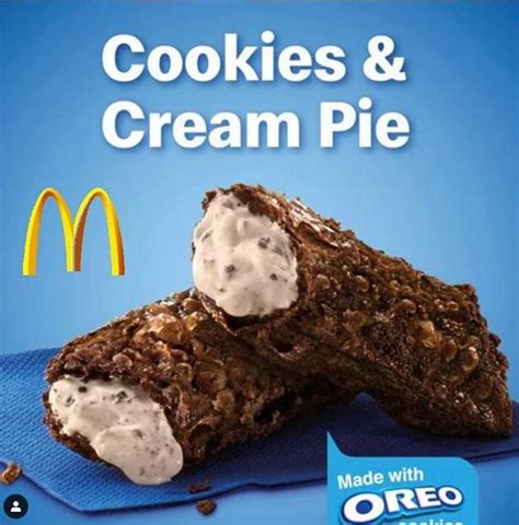 Cookies And Cream Pie Mcd At Kirsten Nord Blog
