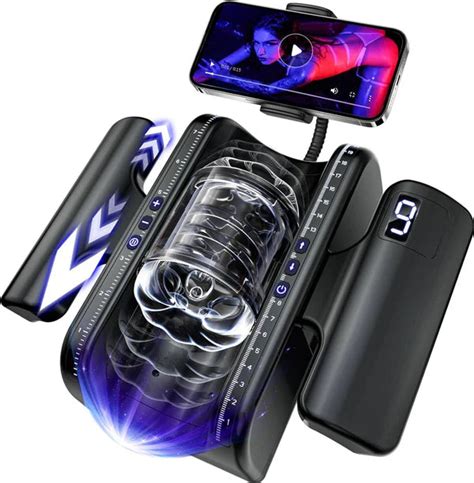 Automatic Masturbator Penis Trainer Blowjob Machine With 9 Thrusting