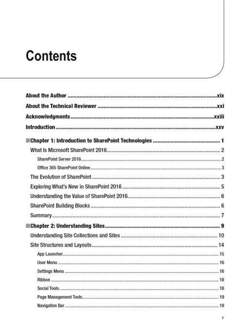 Sharepoint 2016 Users Guide