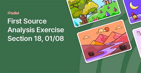 First Source Analysis Exercise Section 18 0108
